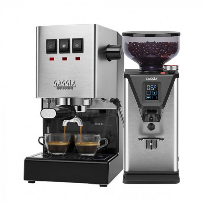 Gaggia Classic Pro E24 & Gaggia MDF 55 | Caffè Italia